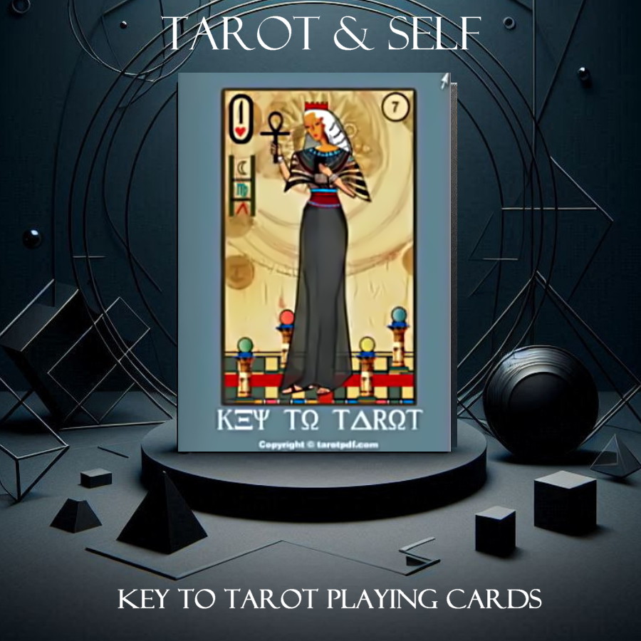 KEY TO TAROT PLAYING CARD READING.